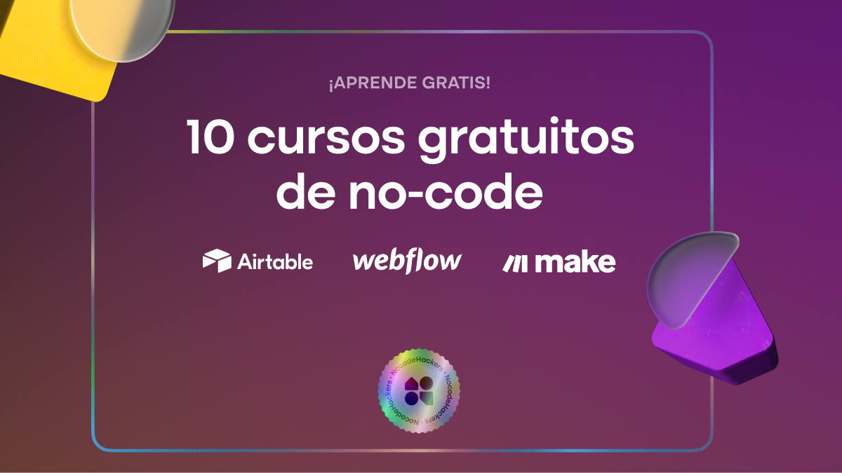 10 cursos gratuitos de No-code